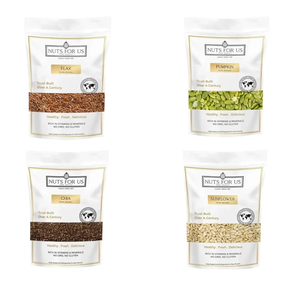 Buy Seeds Combo Online | Healthy 4 Seeds Combo Pack India